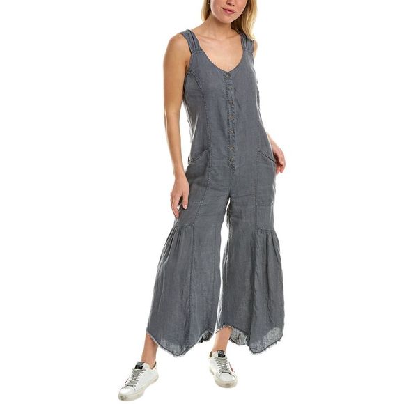 XCVI | Pants & Jumpsuits | Xcvi Fang Sharkbite Linen Jumpsuit | Poshmark